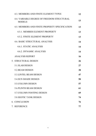 Design project report of blood bank building | PDF