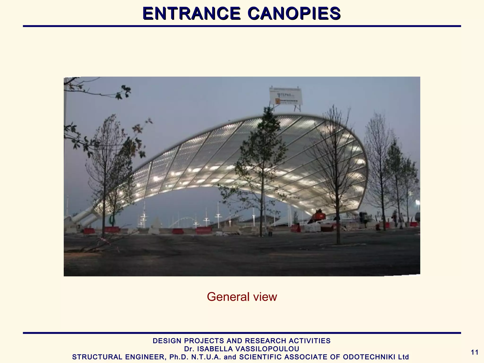 Design projects and research activities | PPS | Civil Engineering ...