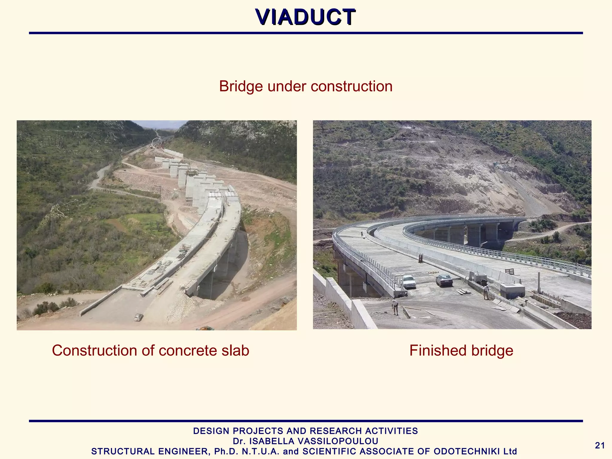 Design projects and research activities | PPS | Civil Engineering ...