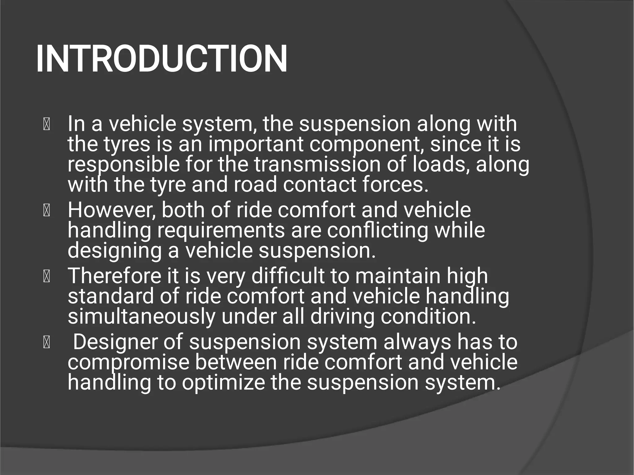 Design proposal of suspension testing rig | PPT