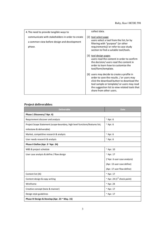 Design Proposal Pratical Toolbox On Web Usability Pdf