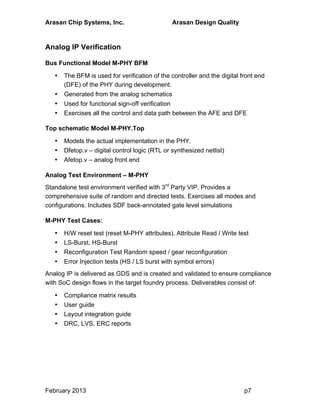 Ensuring Design Quality in Mixed Signal IP | PDF | Operating Systems | Computer Software and ...
