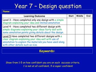 Design question yr7 | PPT