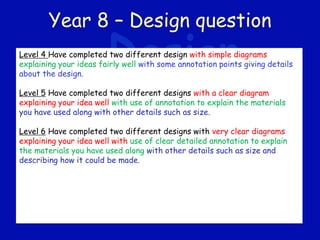 Design question yr8 | PPTX