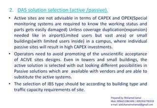 IBS Design recommendation for Efficient DAS | PDF