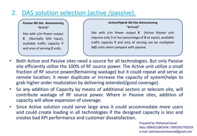 IBS Design recommendation for Efficient DAS | PDF | Internet of Things ...