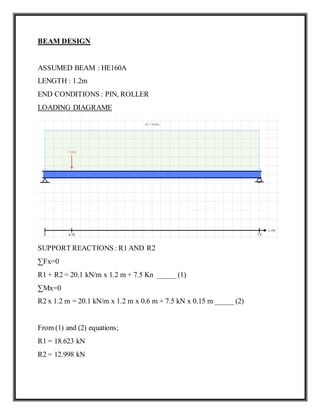 Design report | DOCX | Civil Engineering Industry | Industries