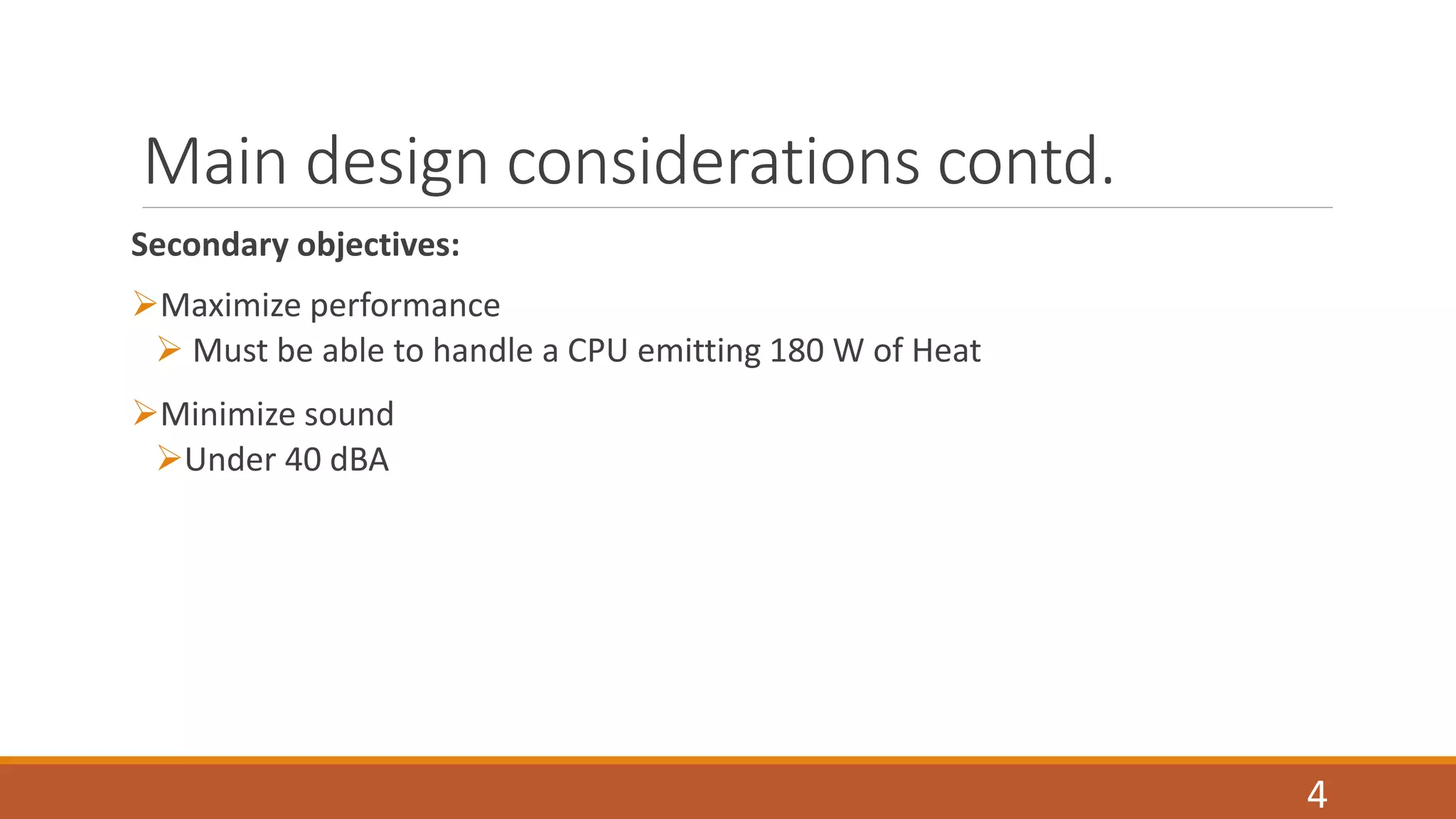 Design report cpu cooling solution | PPT