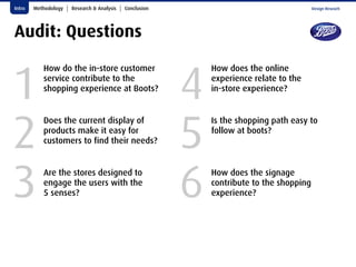 Design Audit - Boots Pharmacy | PDF