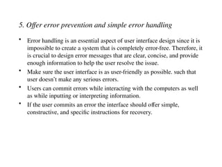 Design Rule lect07.ppt Human Computer Interaction | PPT