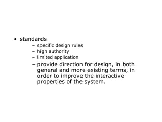 Design Rule lect07.ppt Human Computer Interaction | PPT