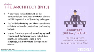 Designs.ai | The 16 MBTI Personality Types in Quarantine | PDF