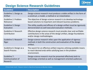 Design Science Research | PPTX