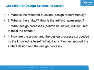 Design Science Research | PPTX
