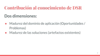 El paradigma DSR: Design Science Research | PDF