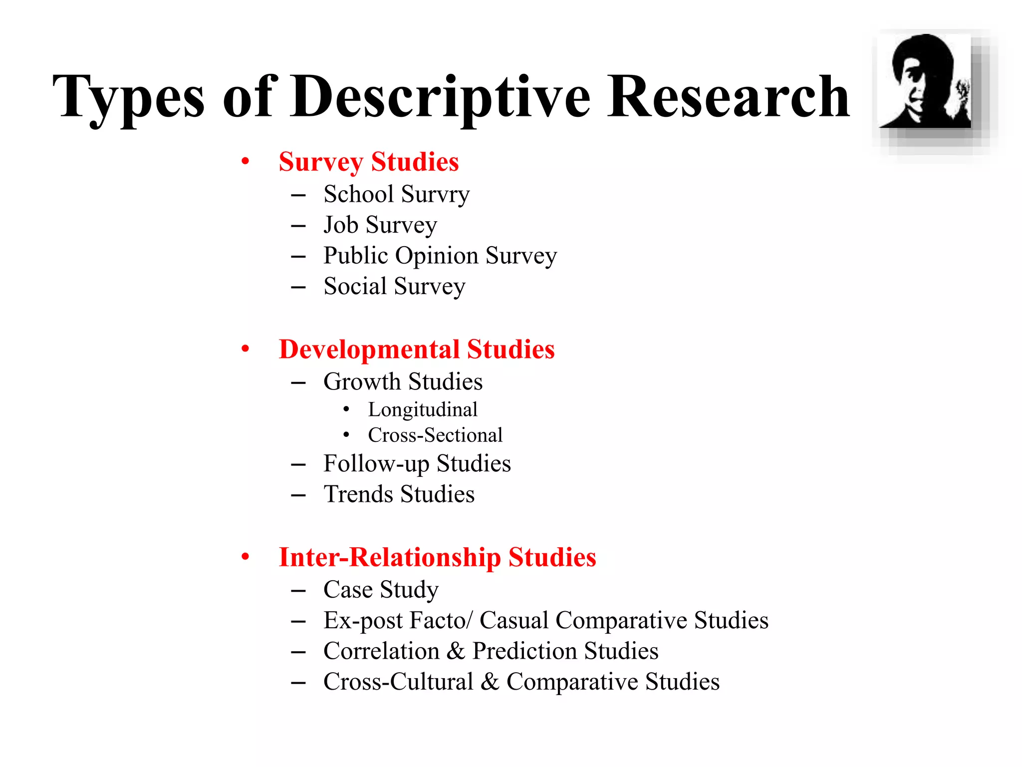 Designs in Educational Research- Descriptive Experimental Historical | PPTX