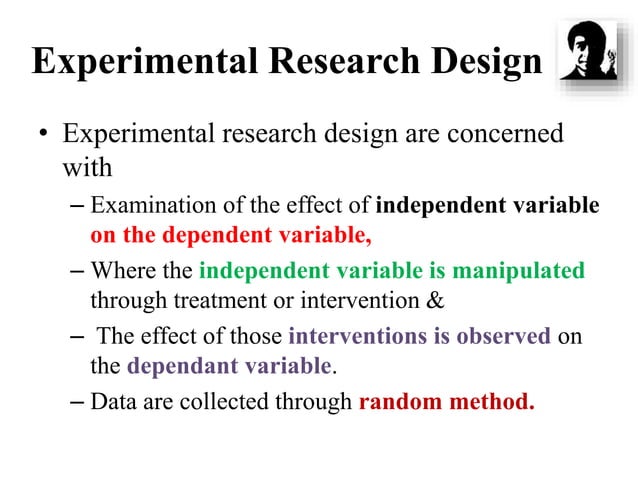 Designs in Educational Research- Descriptive Experimental Historical | PPTX