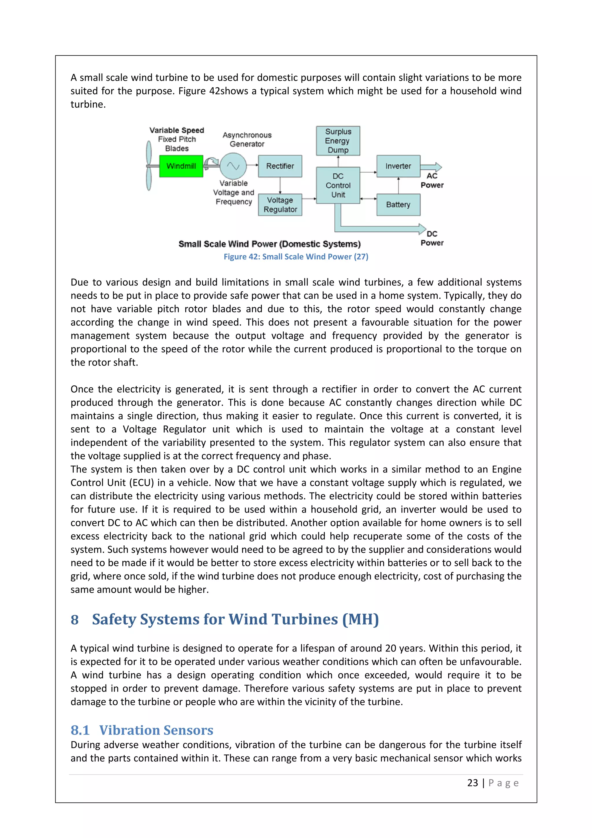 Design small scale wind turbine for home electricity generation | PDF