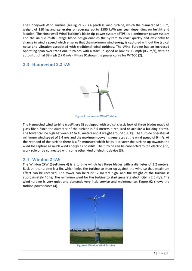 Design small scale wind turbine for home electricity generation | PDF