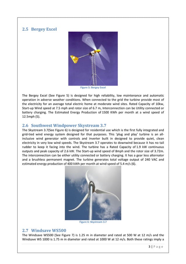 Design small scale wind turbine for home electricity generation | PDF