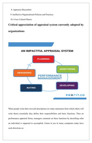 Effective Design of appraisal system | PDF