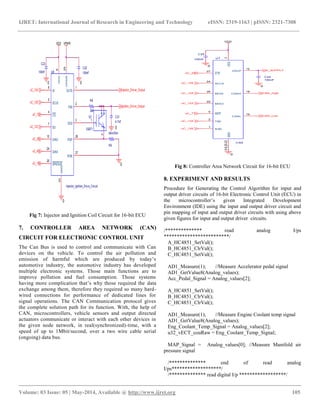 Designs of input and output driver circuits for 16 bit electronic ...