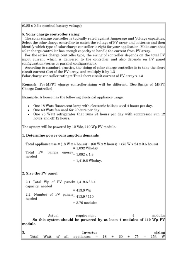 Design solar pv system | PDF | Gas and Electric | Home Utilities