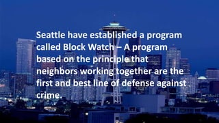 Design solution presentation 1 (Crime Prevention) | PPT