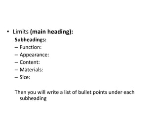 Design specification | PPTX