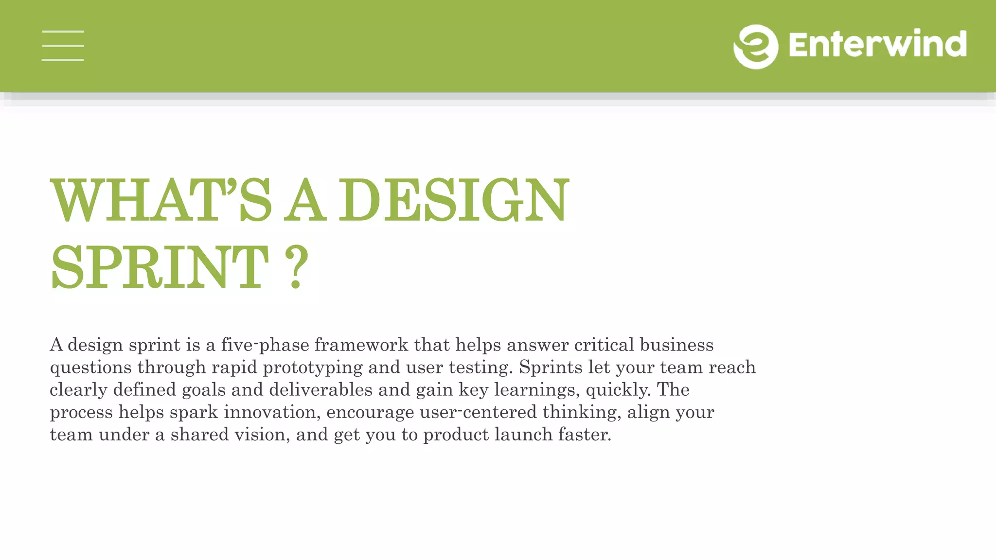 Guide to Design Sprint | PPTX