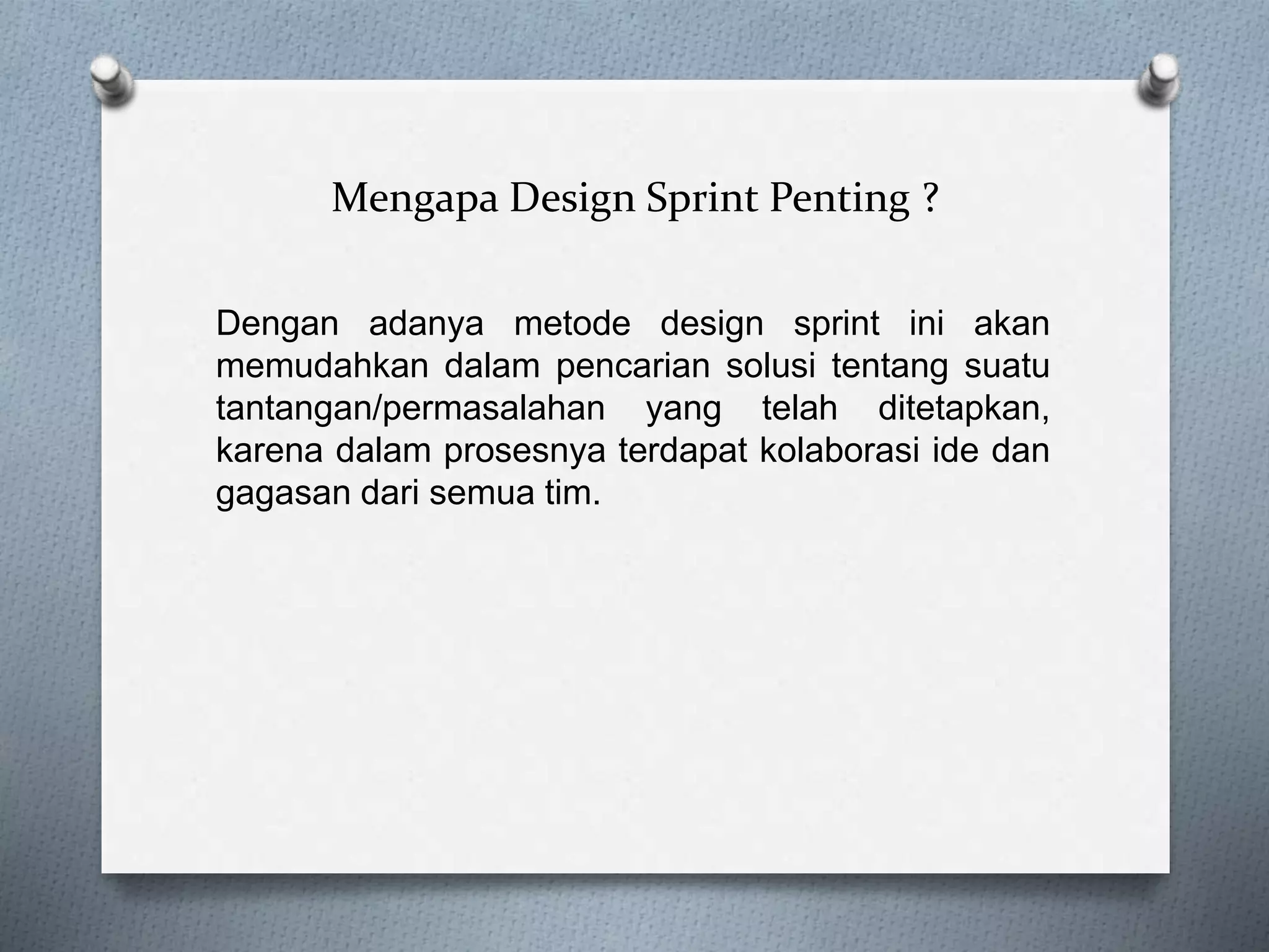 Design Sprint Pptx