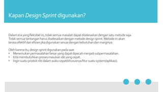 Design sprint | PPTX