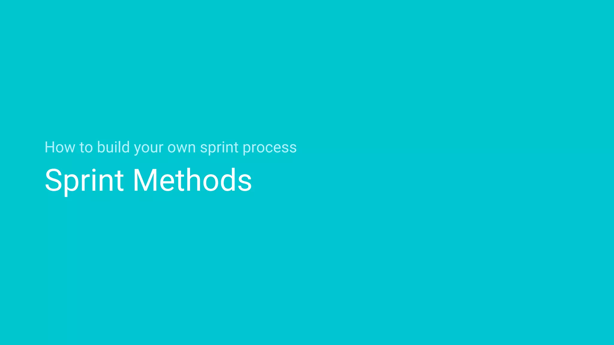 Design Sprint Methods | PDF