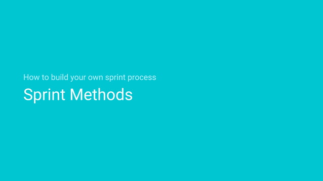 Design Sprint Methods | PDF