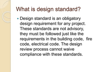 Design standards and space requirements.pptx