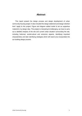 Master Semester 1- Design statement | PDF