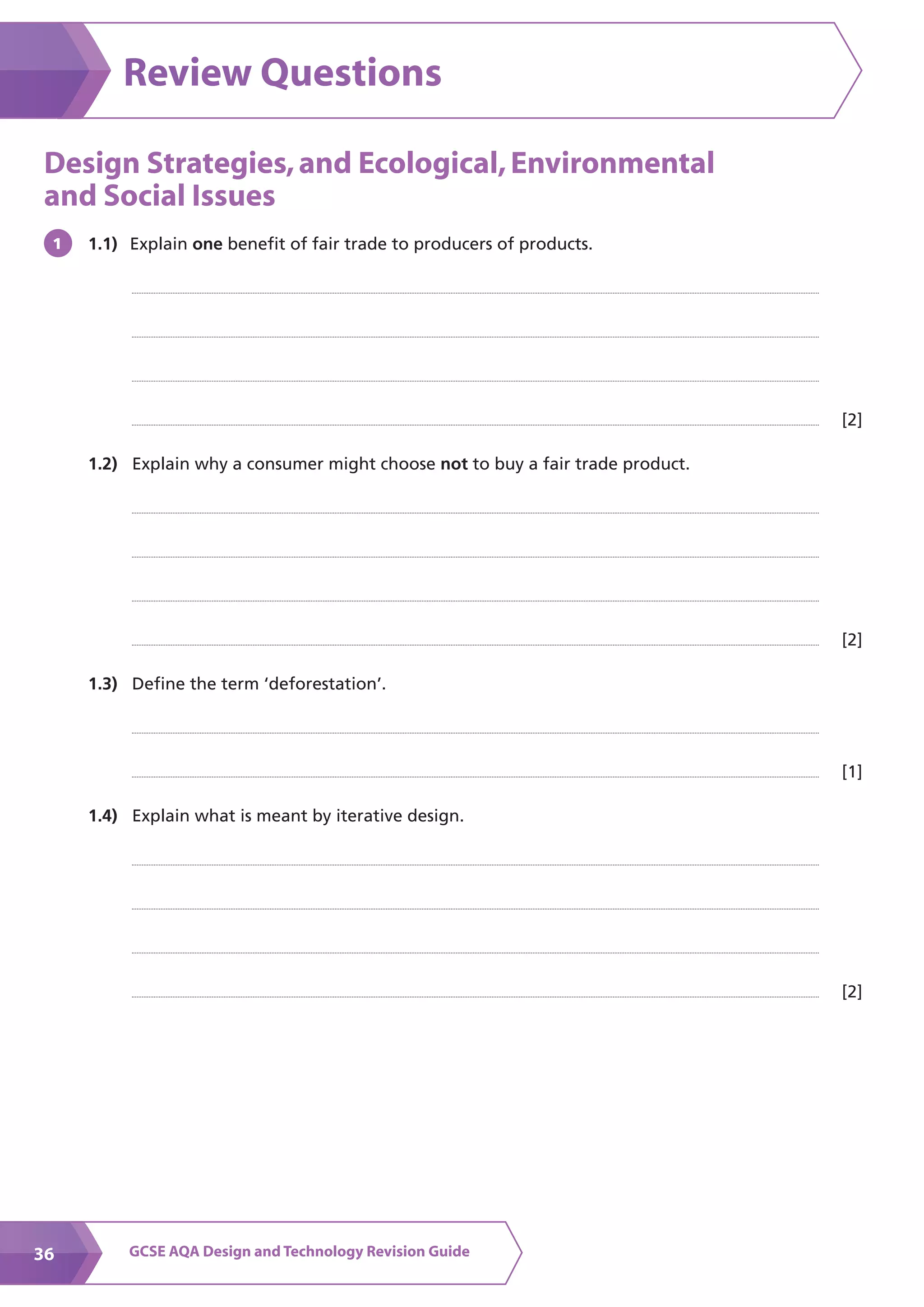 Heys D&T Revision 1: Approaches to Designing Review Questions | PDF