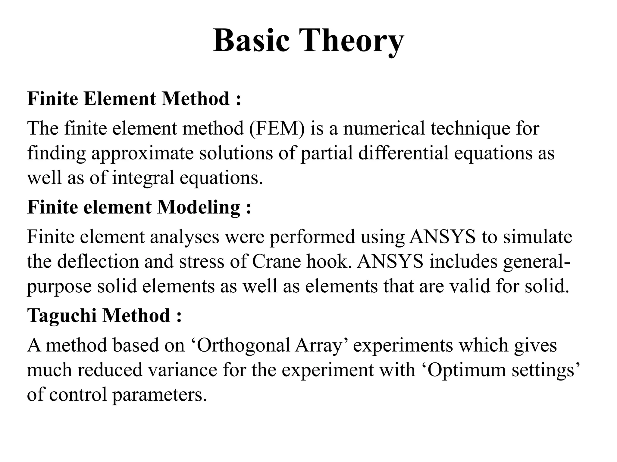 Design stress analysis of crane hook | PPTX