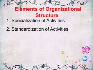 Design, structure and development of organization | PPT