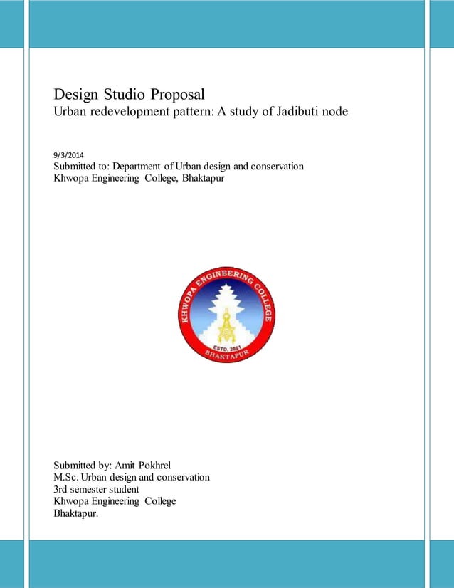 Design studio proposal | DOCX