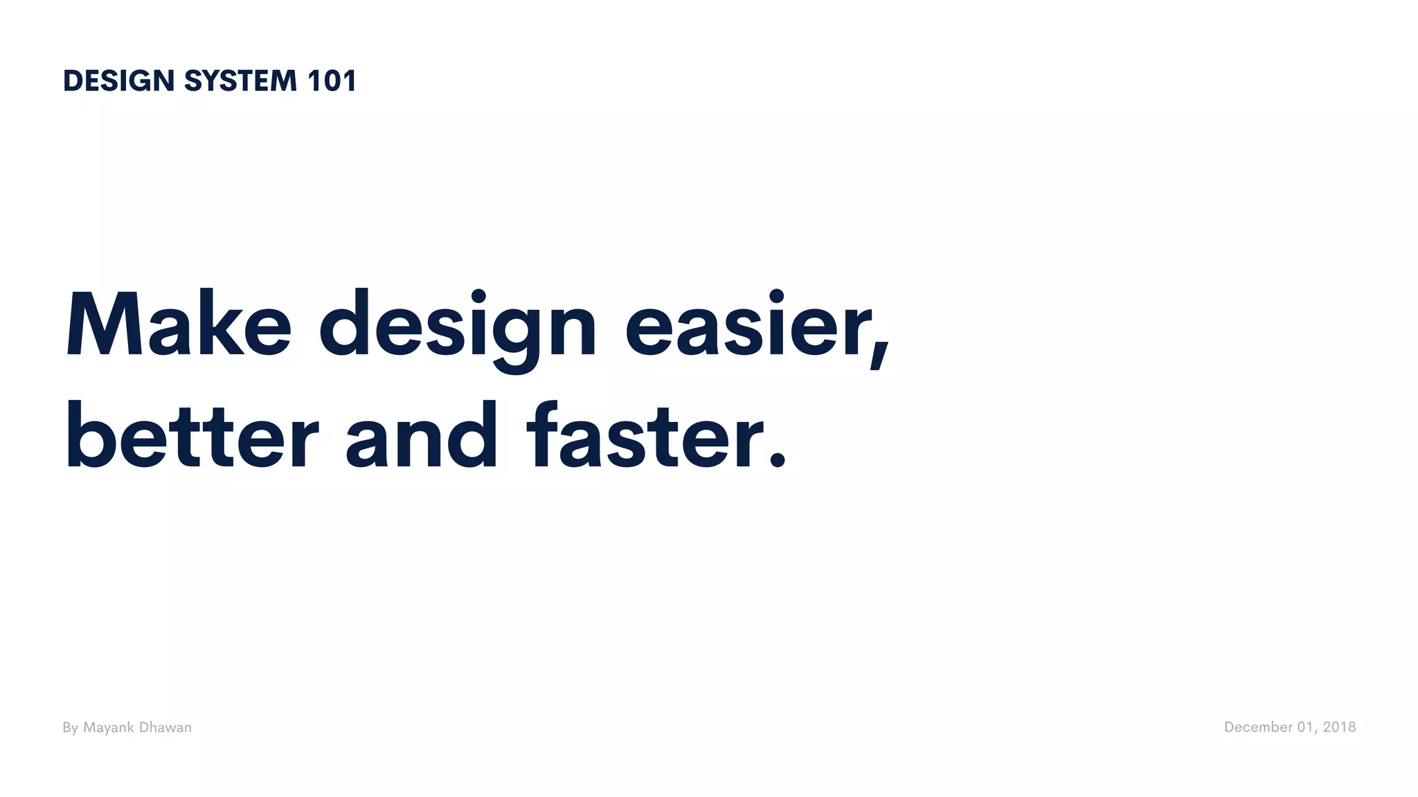 Design System 101 | PDF