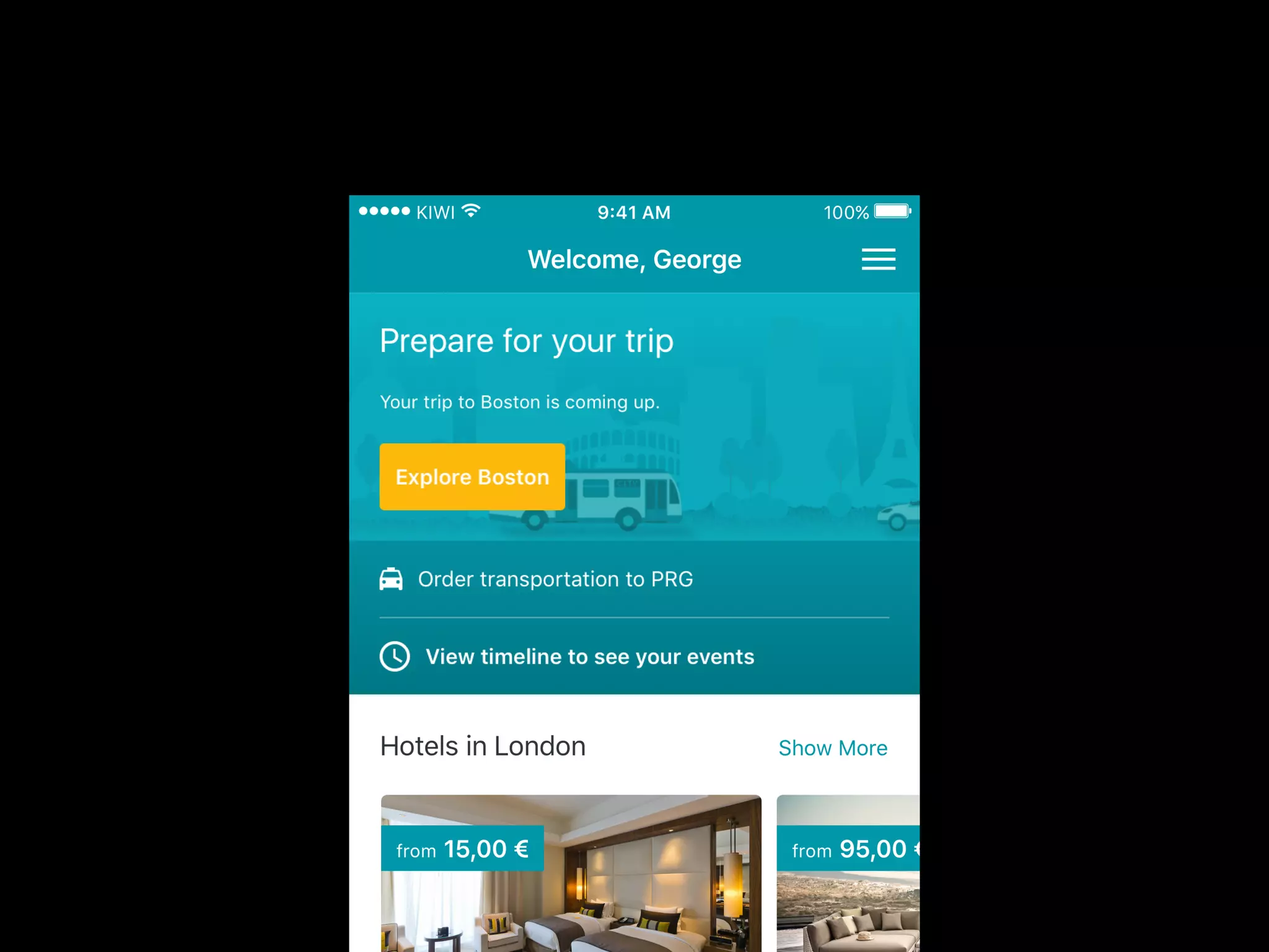 Mobile design system in Figma for Kiwi.com