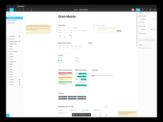 Mobile design system in Figma for Kiwi.com