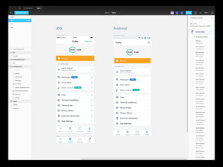 Mobile design system in Figma for Kiwi.com