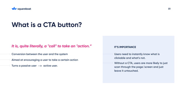 CTA - Call to Attention | PPT