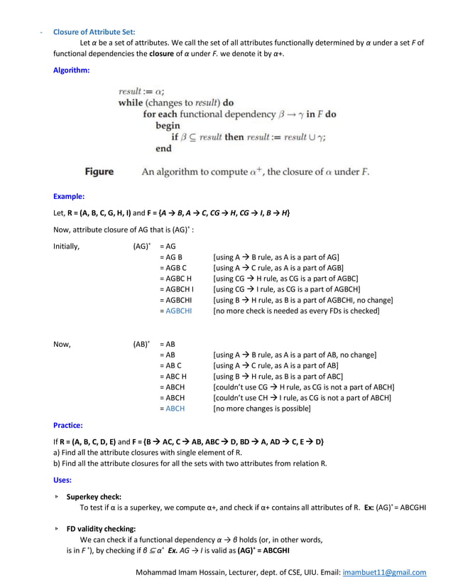 DBMS 11 | Design Theory [Normalization 1] | PDF
