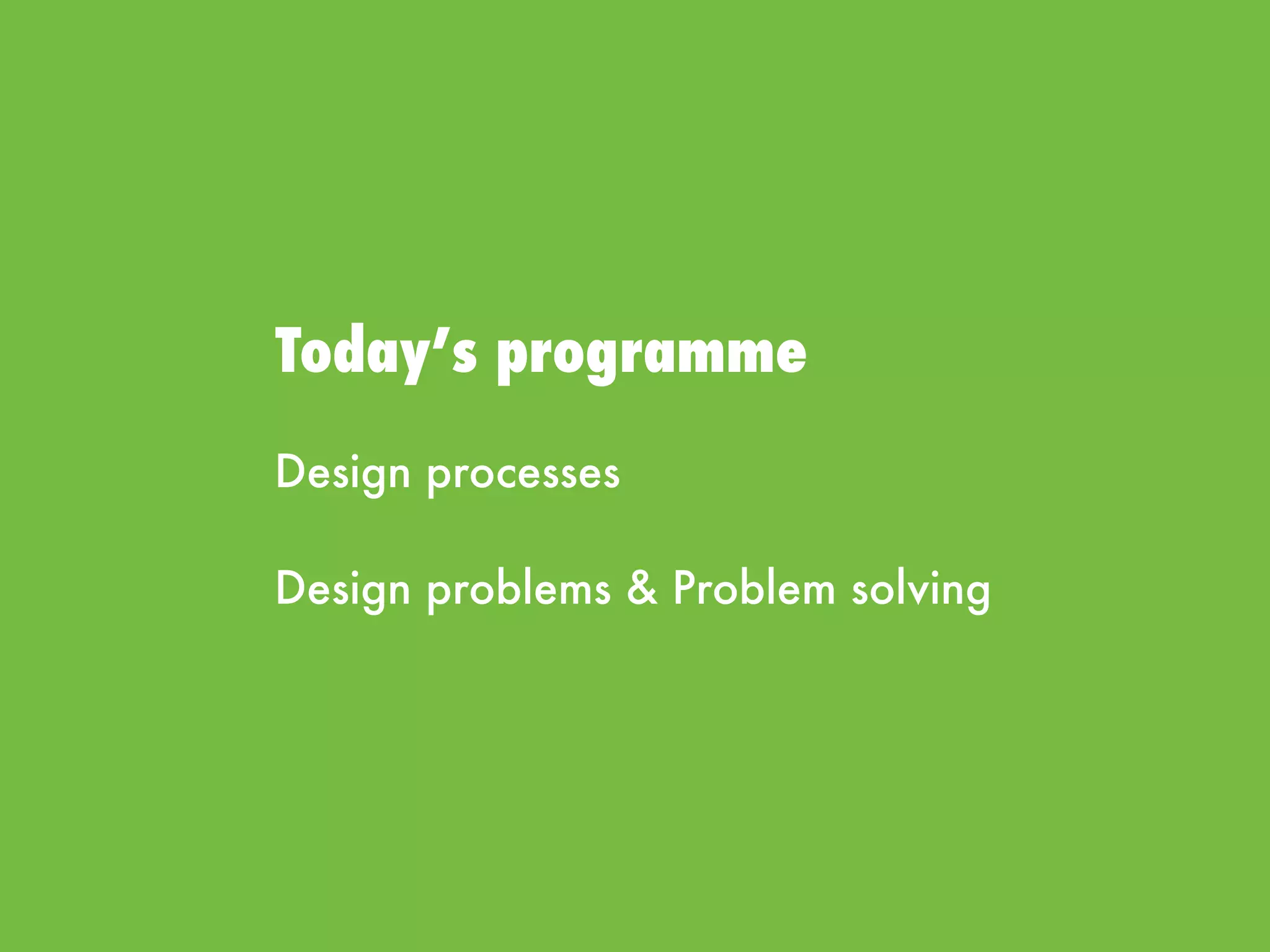 Design Theory - Lecture 02: Design processes & Problem solving | PDF