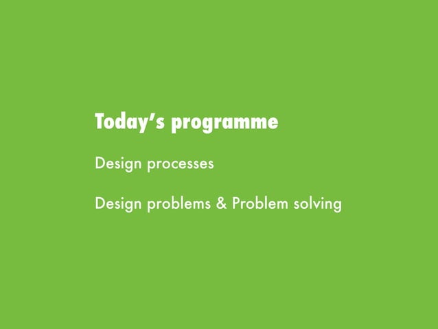 Design Theory - Lecture 02: Design processes & Problem solving | PDF | Science