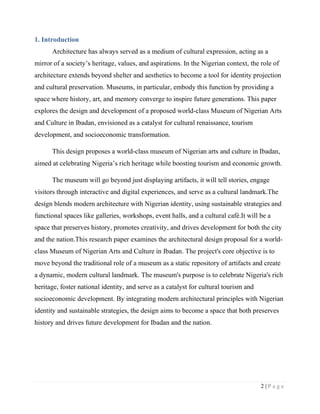Architecture as a Tool for Cultural Renaissance: A Case for a World ...