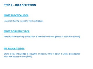 Design thinking. ideate | PPT | Business | Business and Finance